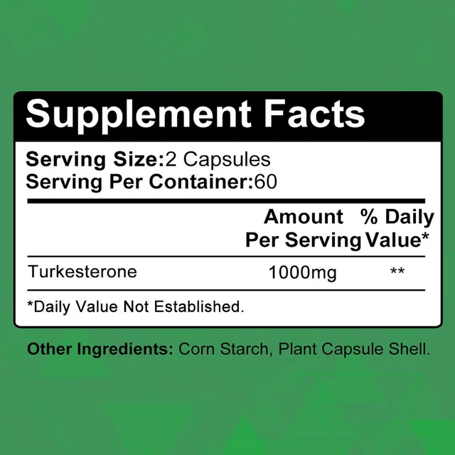TURKESTERONE 1000 FOR MG - Premium Formula to Support Immunity and ...
