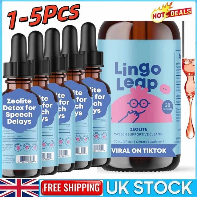 LINGO LEAP CHILDREN'S Drops - Zeolite Detox for Speech Delays Therapy ...