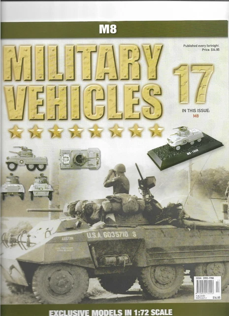 MILITARY VEHICLES MAGAZINE ISSUE 17 M8 ARMOURED VEHICLE No Models ...