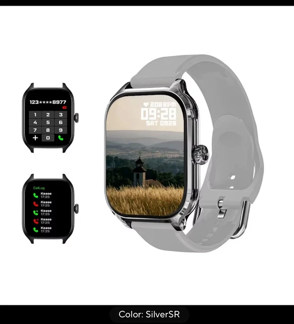 SMARTWATCH LAXAFIT H9 Pro Max Silver watch electronic £1.13 - PicClick UK