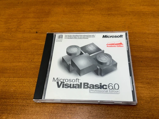 MICROSOFT VISUAL BASIC 6.0 Professional Windows NT 98 Academic Edition ...