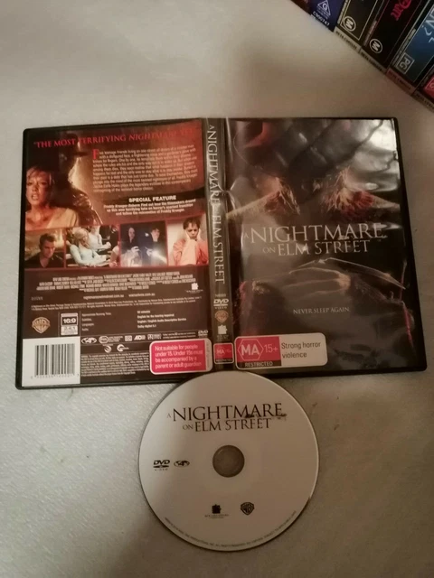 A NIGHTMARE ON ELM STREET - Rare Australian Warner Home Video DVD Reg 4 ...