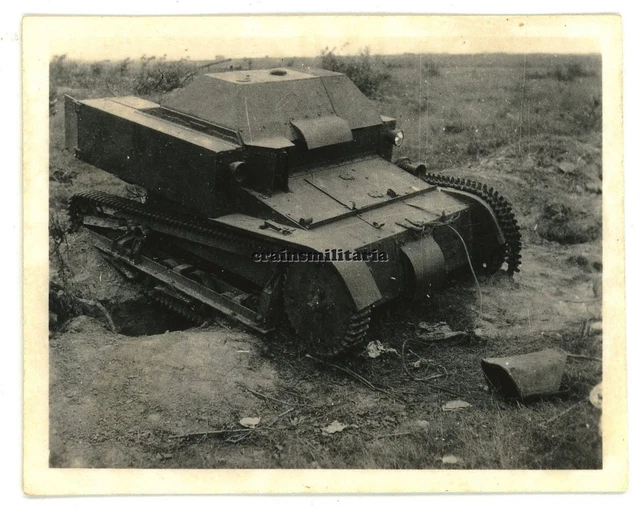 ORIG. FOTO RUSSISCHE Beute Panzer Tankette T-27 Tank in Russland EUR 7 ...