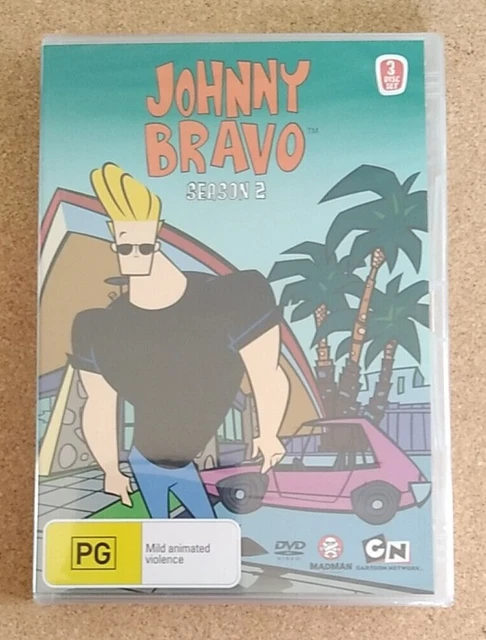 JOHNNY BRAVO Season 2 DVD (Cartoon Network) Aust Region 4 (RARE) NEW ...