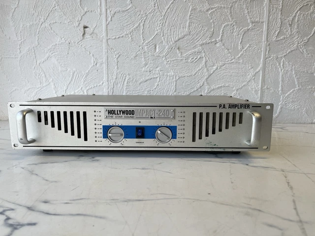 HOLLYWOOD IMPACT-240 POWER Amplifier Stereo Integrated 2-Kanal ...
