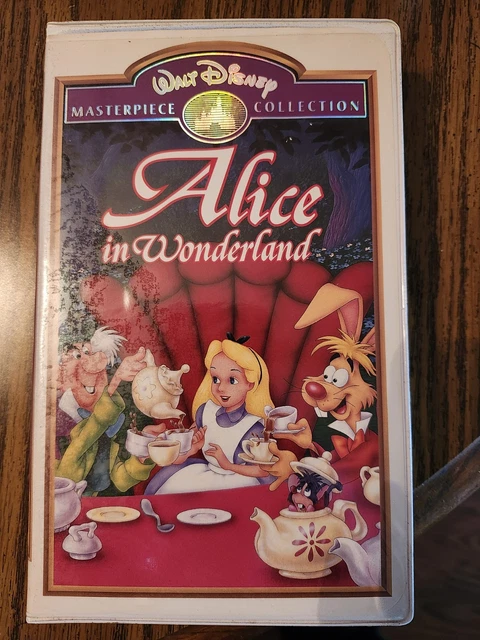 ALICE IN WONDERLAND (VHS, 1999) Walt Disney Masterpiece Collection Clam Shell £3.32 - PicClick UK