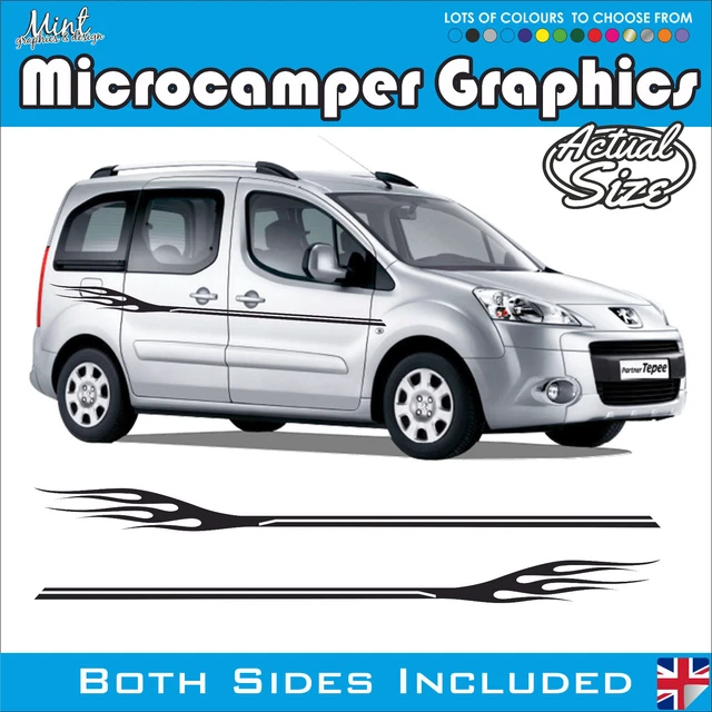 CITROEN BERLINGO MICROCAMPER Motorhome Camper Decals Stickers Vinyl ...