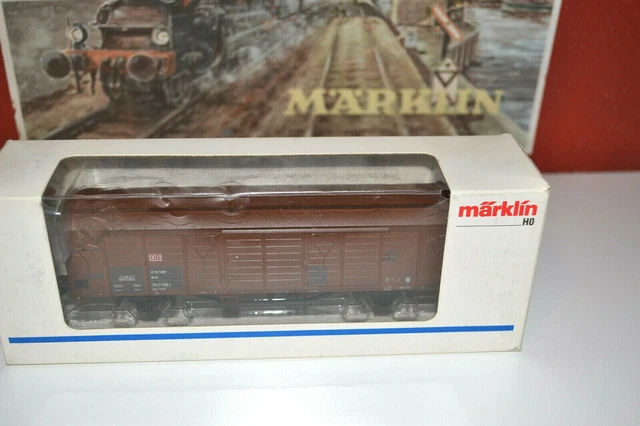 MÄRKLIN 47361 H0 Gedeckter Güterwagen Glmms 61 der DB (M2129) EUR 19,90 ...