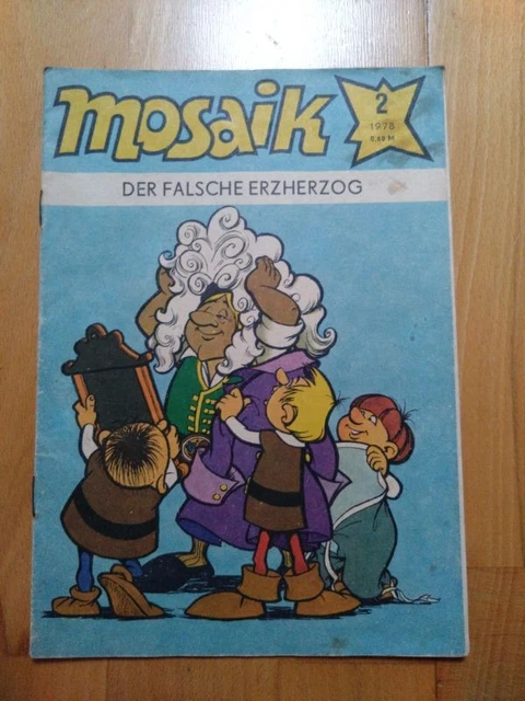 MOSAIK COMIC DER falsche Erherzog Band 2 Abrafaxe Taschenbuch Deutsch ...