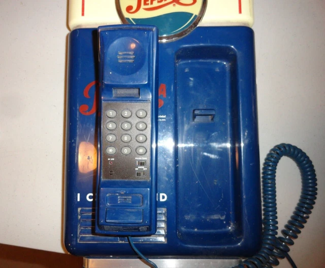 VINTAGE RETRO 1990S Pepsi Cola Wall Mount Telephone Vintage Soda ...