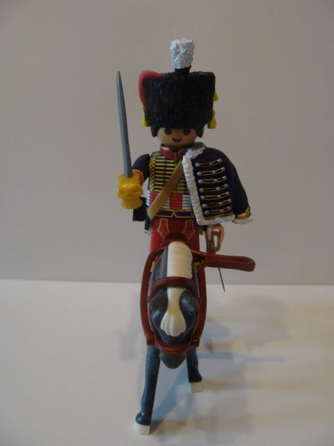 PLAYMOBIL CUSTOM Napoléon officier du 11ème régiment de hussard EUR 30 ...