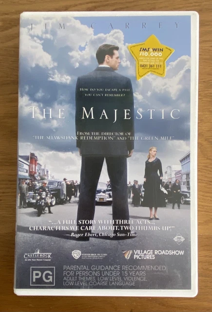 THE MAJESTIC VHS BIG BOX Jim Carrey Roadshow Romance Comedy Drama ...