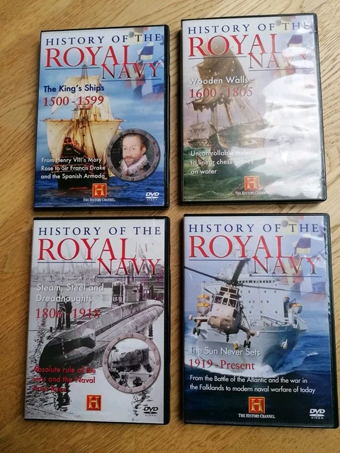 HISTORY OF THE Royal Navy - 4 Dvds - History Channel £4.50 - PicClick UK