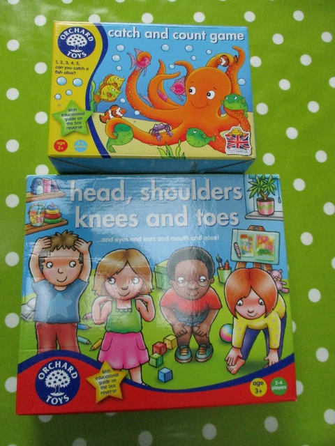 ORCHARD TOYS CATCH & Count Game Game; Head Shoulders Knees & Toes games ...