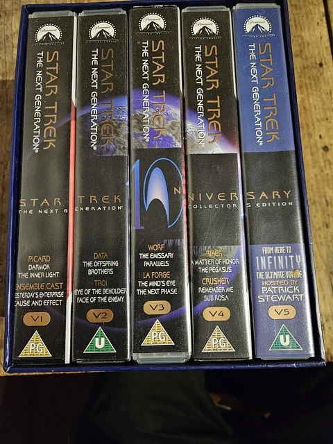 STAR TREK THE Next Generation (Box Set) (VHS/DM, 1997) 3 Still Sealed £ ...