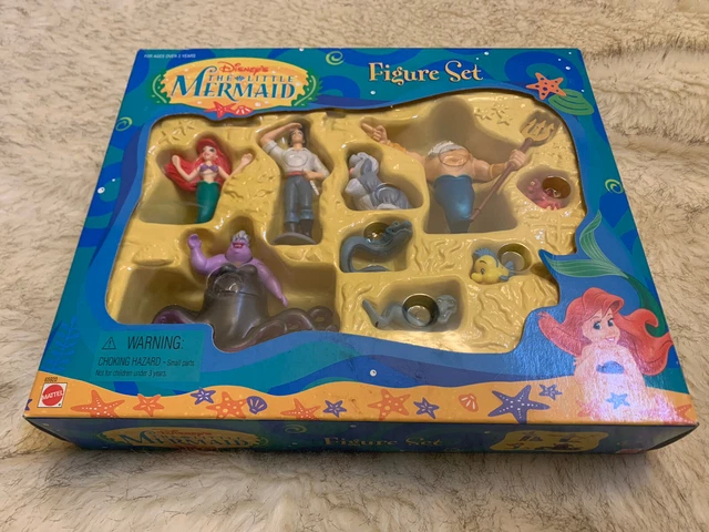 NEW DISNEY'S THE LITTLE MERMAID Figure Set No. 65920 Mattel, Ariel ...