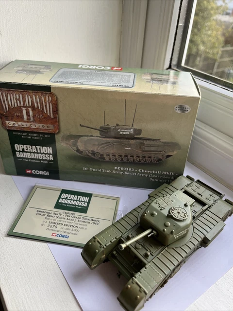 CORGI CC60102 1/50 Churchill MkIV Soviet Army (lend lease) 1943 Ltd Ed ...
