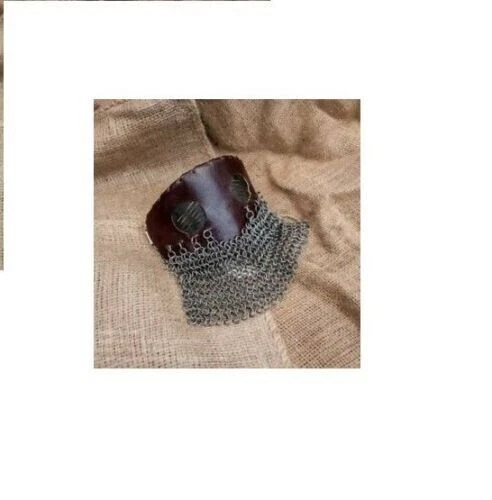 WW1 TANK CREW Splash Splatter Chainmail Leather Mask Handmade Halloween ...