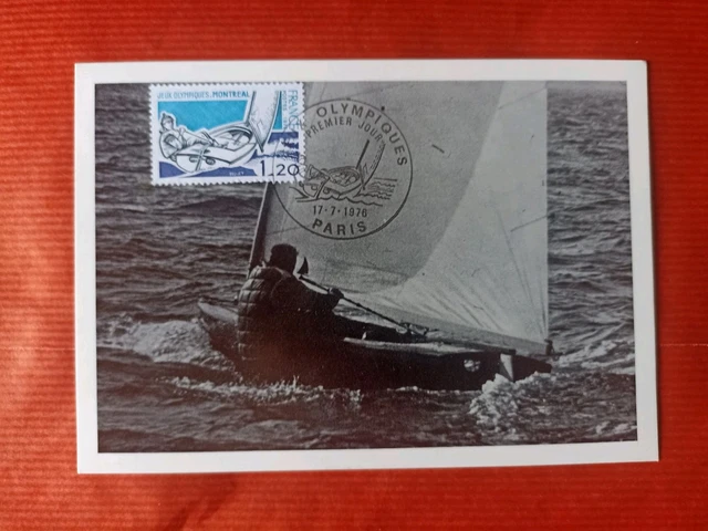 CARTE MAXIMUM FDC 1er JOUR 1976 TIMBRE FRANCE : JEUX OLYMPIQUES MONTREAL EUR 2,00 - PicClick FR