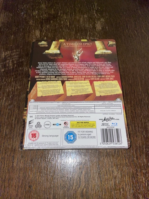 MONTY PYTHON'S LIFE Of Brian (Blu-ray Steelbook 2015) Limited Edition ...