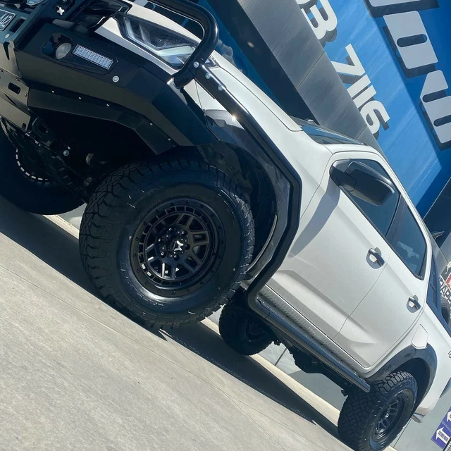 ISUZU DMAX MUX D MAX Wheels HARTES METAL BEAST Rims in Black Dark Tint ...