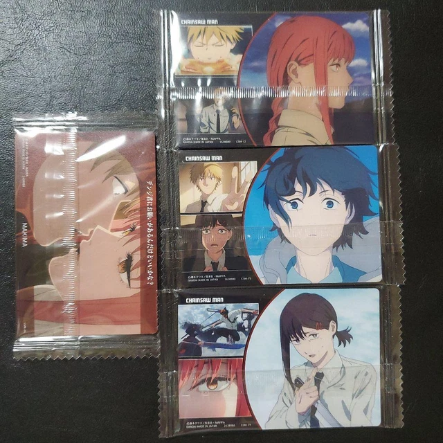 CHAINSAW MAN CHAINSAW man card wafers Makima 4kinds special included ...