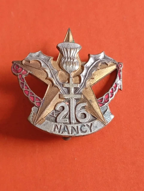 ANCIEN INSIGNE MILITAIRE 26° Régiment d'Infanterie Nancy - Jules ...