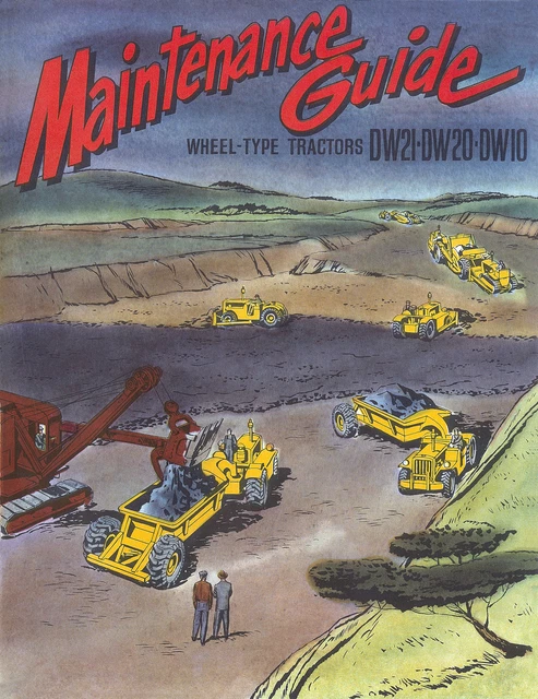 CATERPILLAR MAINTENANCE GUIDE DW10 DW20 DW21 $22.99 - PicClick AU