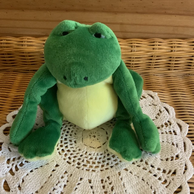VINTAGE ST MICHAEL Marks and Spencer M&S Frog soft toy plush 6646 400 £ ...