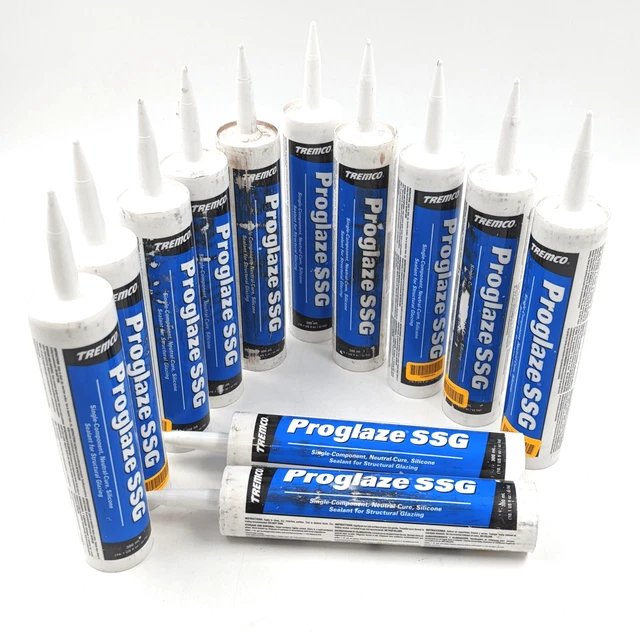 TREMCO PROGLAZE SSG Silicone Structural Glazing Sealant | 10.1oz | Lot ...
