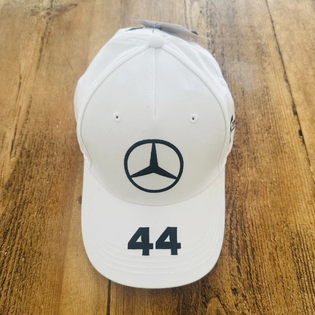 GENUINE MERCEDES F1 Formula 1 Cap Lewis Hamilton White 44 Cap £31.92 ...