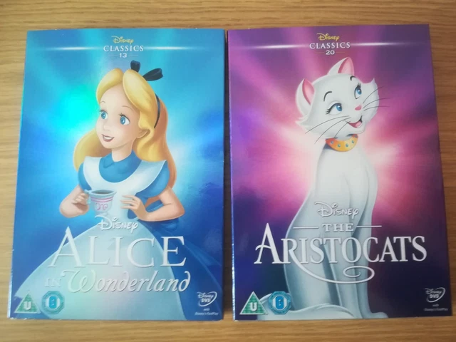 Disney Classics Dvd Alice In Wonderland And The Aristocats £3 99