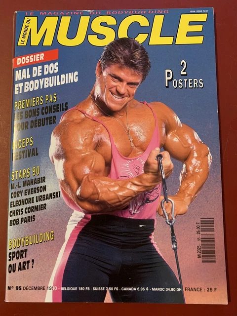 LE MONDE DU MUSCLE 1990 De#95 Eddie Robinson! Mishay Santos Rocky ...