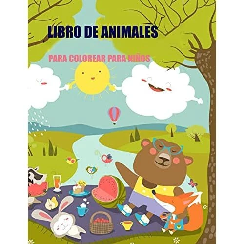 LIBRO PARA COLOREAR de animales para ninos Impresionante libro ...