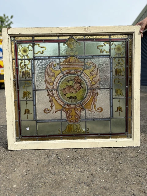 A GOOD ORIGINAL Victorian hand painted leaded glass window £1,000.00 ...