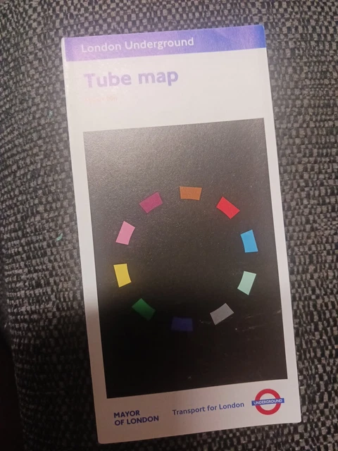 LONDON UNDERGROUND TFL pocket tube map March 2011 Eva Rothschild Good ...