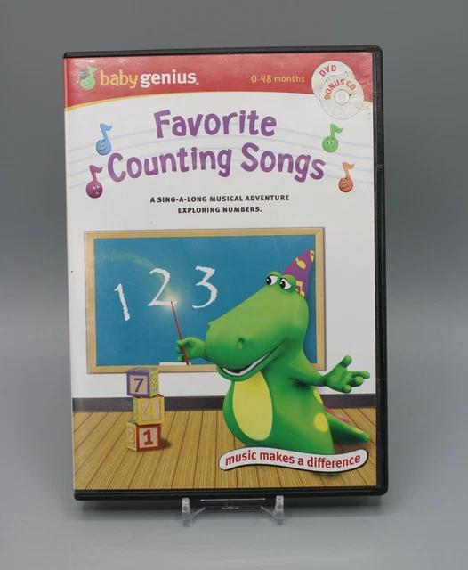 BABY GENIUS FAVORITE Counting Songs DVD & Bonus CD Pacific ...