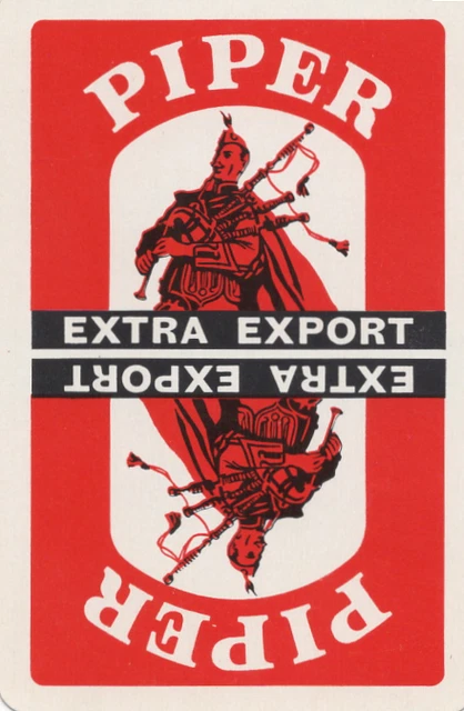 RARE VINTAGE &BRITISH Brewery - Tennents (Piper Export)" SINGLE Play ...