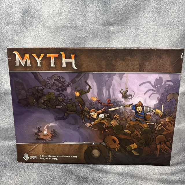 ORIGINAL MYTH BOARD Game By Megacon Games Complete VGC £49.99 - PicClick UK