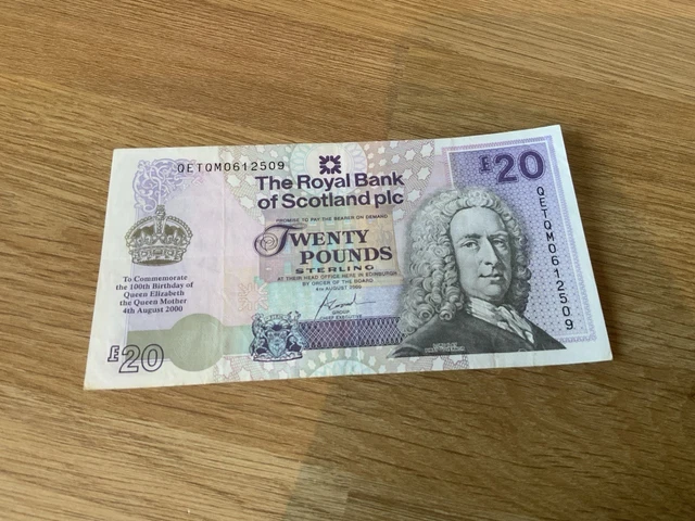 ROYAL BANK OF Scotland £20 Note £26.70 - PicClick UK