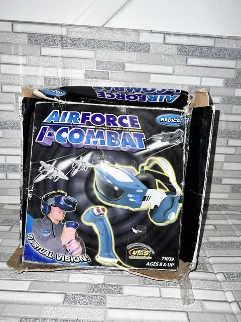 VINTAGE RADICAL AIR Force I-Combat 3D Virtual Game retro gaming headset ...