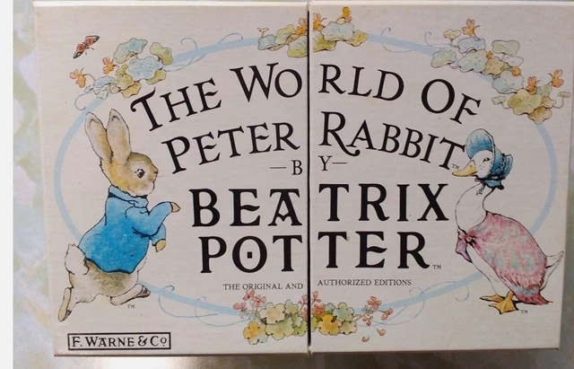 THE WORLD OF Peter Rabbit by Beatrix Potter, 23-book Box Set, Original ...