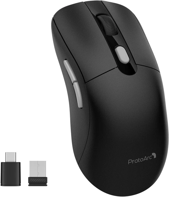 EM15 WIRELESS MOUSE Jiggler, Rechargeable Wireless Mouse Dual Mode Type ...