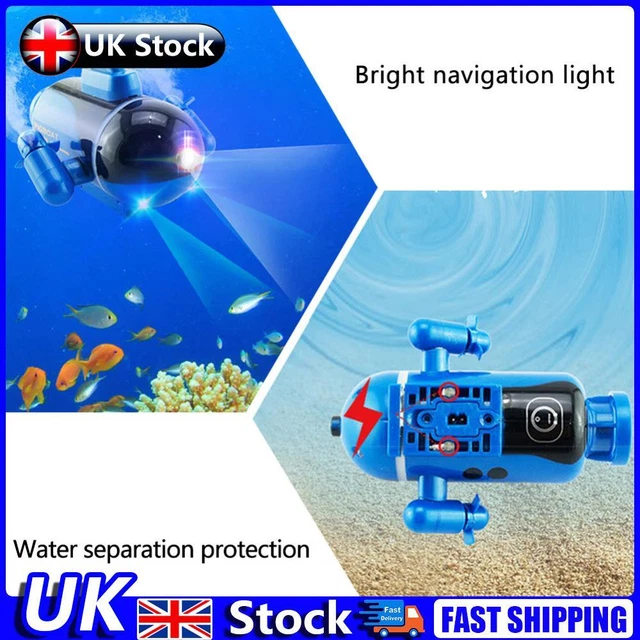 MINI WIRELESS REMOTE Control Submarine Electric Underwater Boy Lake ...
