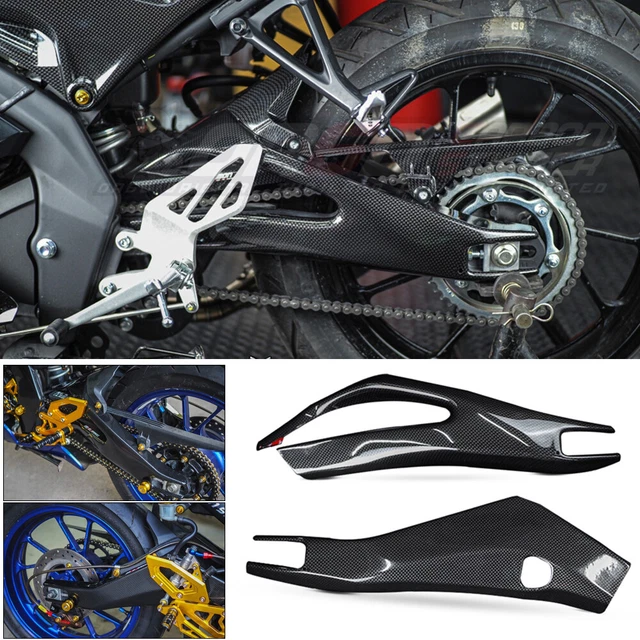 SWINGARM GUARD COWLING Fairing Carbon Style Film Yamaha YZF R15 17-2021 ...