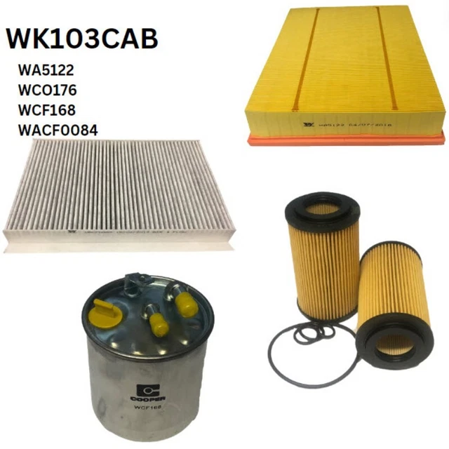 WESFIL SERVICE KIT for MERCEDES SPRINTER W906 2.1 DIESEL AIR OIL FUEL ...