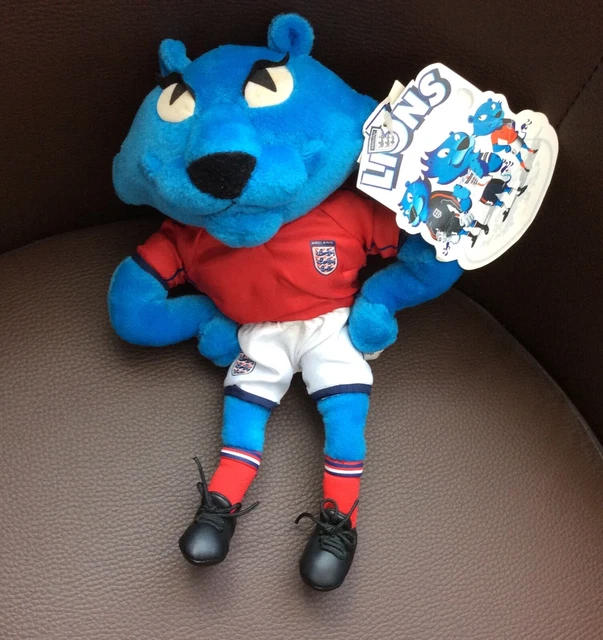 ENGLAND PAUZ THE Lioness Football Mascot Soft Toy - Vintage - With Tag ...