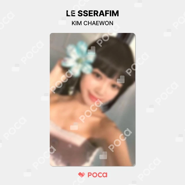 [LE SSERAFIM KIM CHAEWON] FEARLESS BLUE CHYPRE Ver. Album Photocard EUR 21,55 - PicClick FR