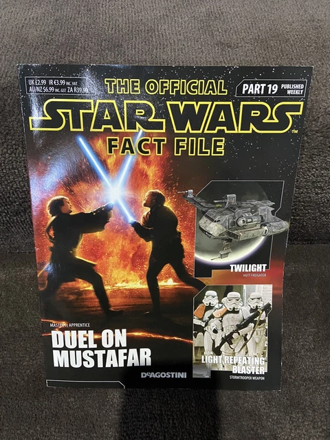 THE OFFICIAL STAR Wars Fact File Part 19 Duel Of Mustafar by DeAgostini ...