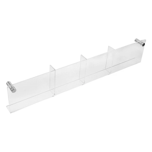WALL MAGAZINE RACK Acrylic Mounted Display Stand Literature Organizer ...